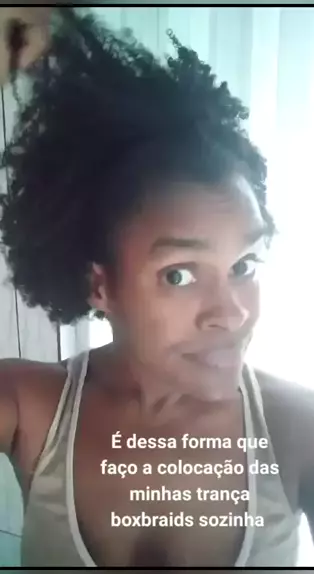 Essa é A Maneira Que Costumo Usar Para Colocar As Minhas Tranças